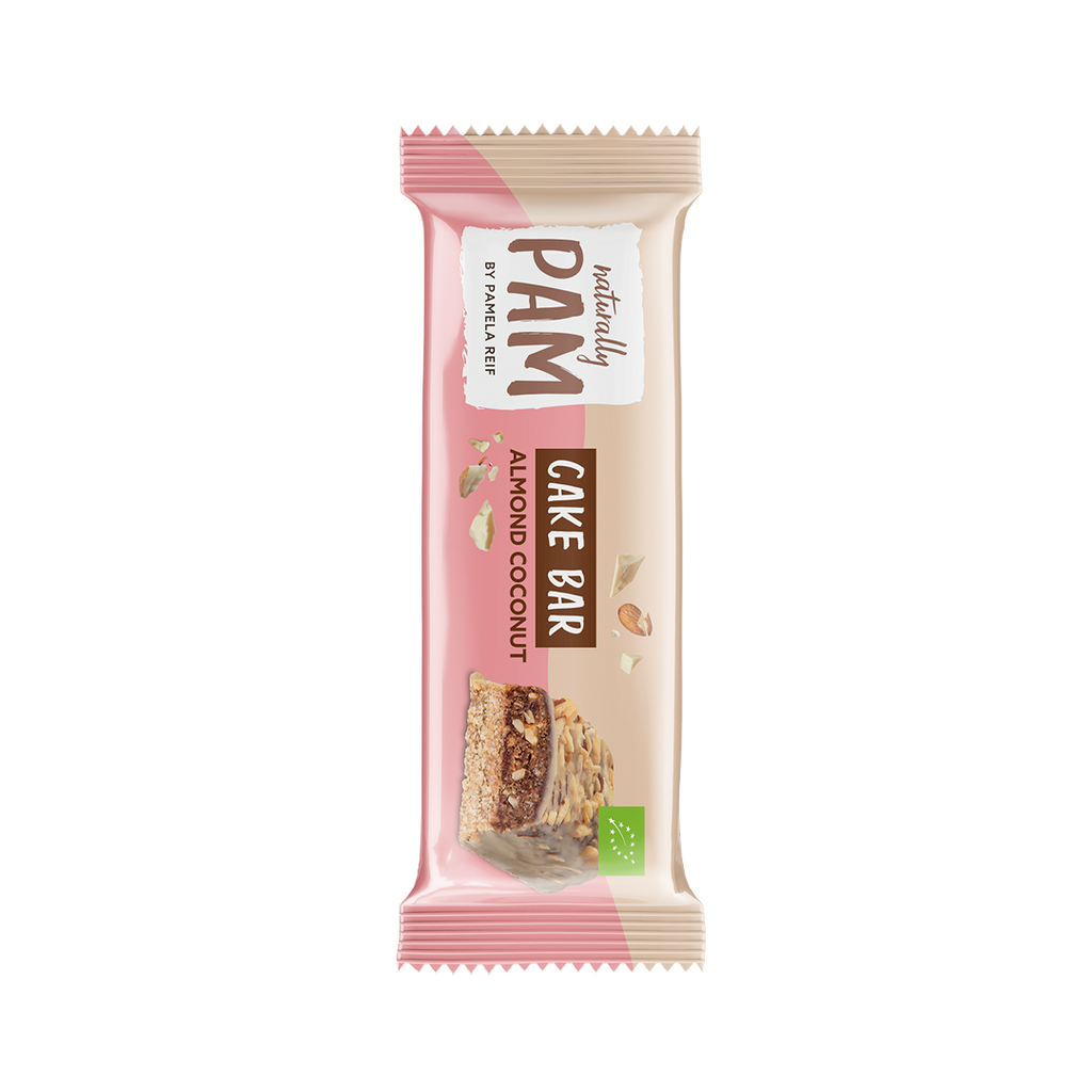 Naturally Pam Cake Bar Almond Coconut