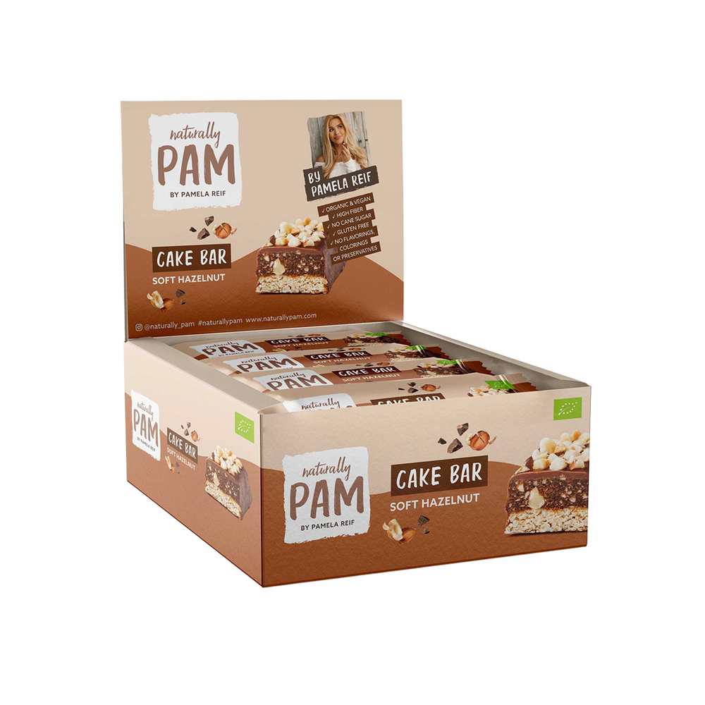 Naturally Pam Cake Bar Soft Hazelnut