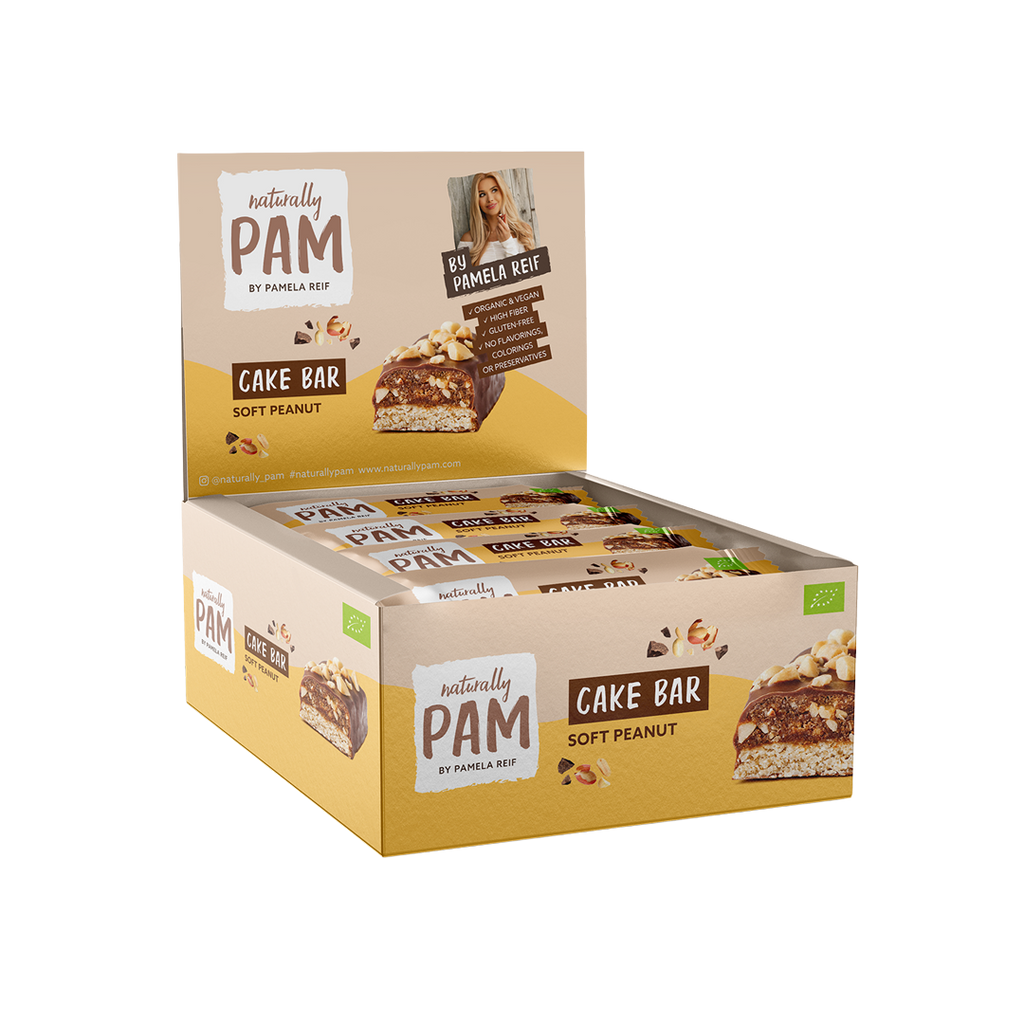Naturally Pam Cake Bar Soft Peanut