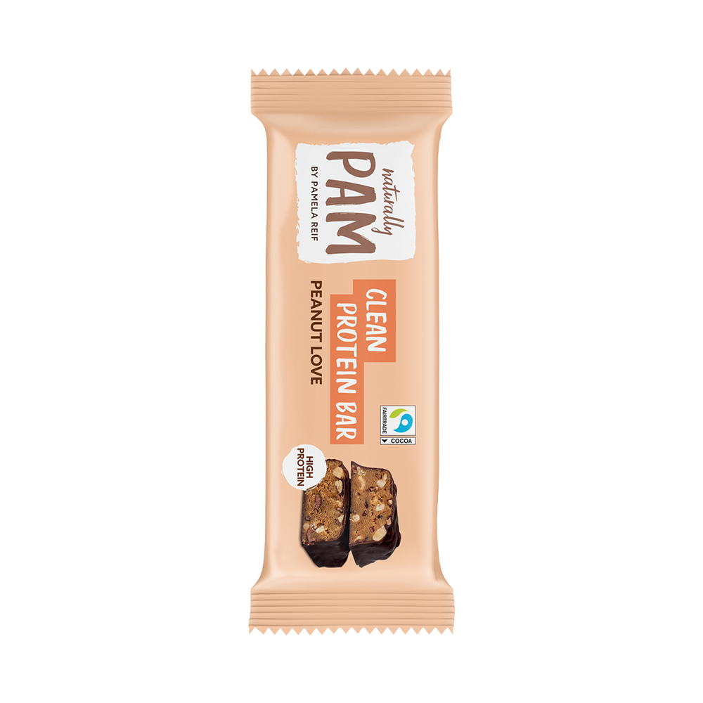 Naturally Pam Clean Protein Bar Peanut Love
