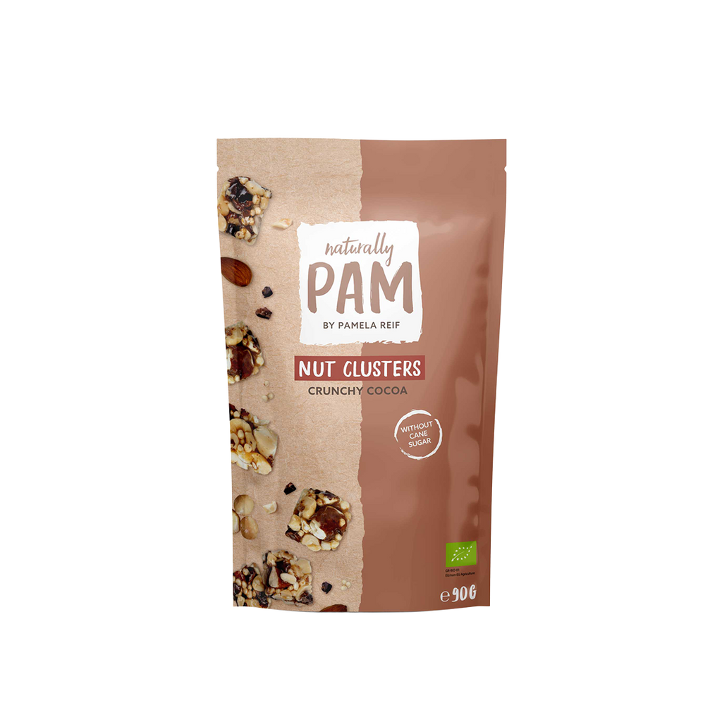 Naturally Pam Nut Clusters Crunchy Cocoa