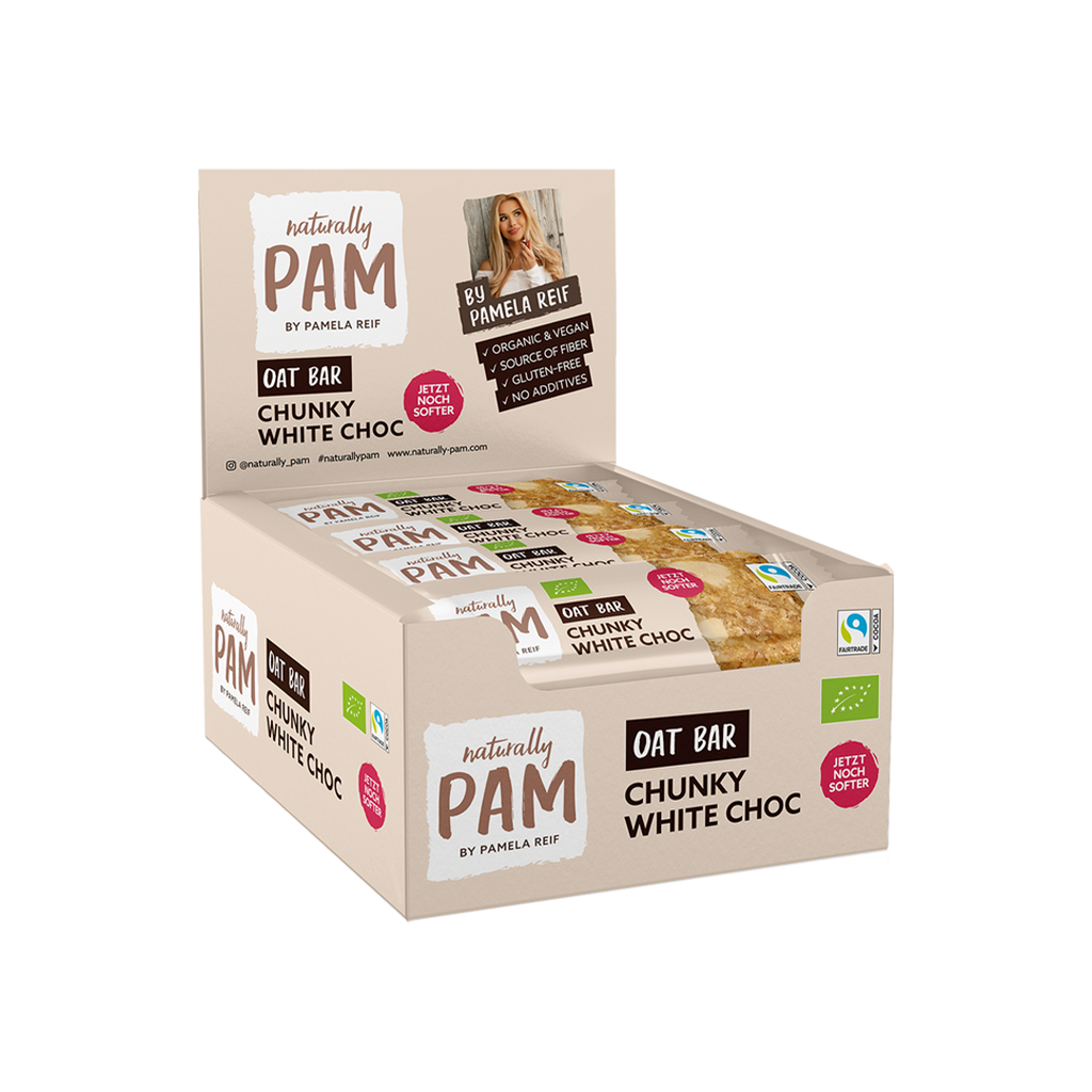 Naturally Pam Oat Bar Chunky White Choc