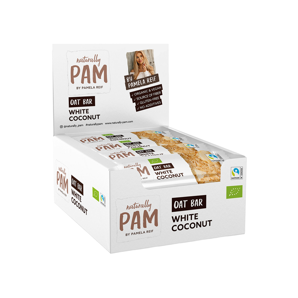 Naturally Pam Oat Bar White Coconut