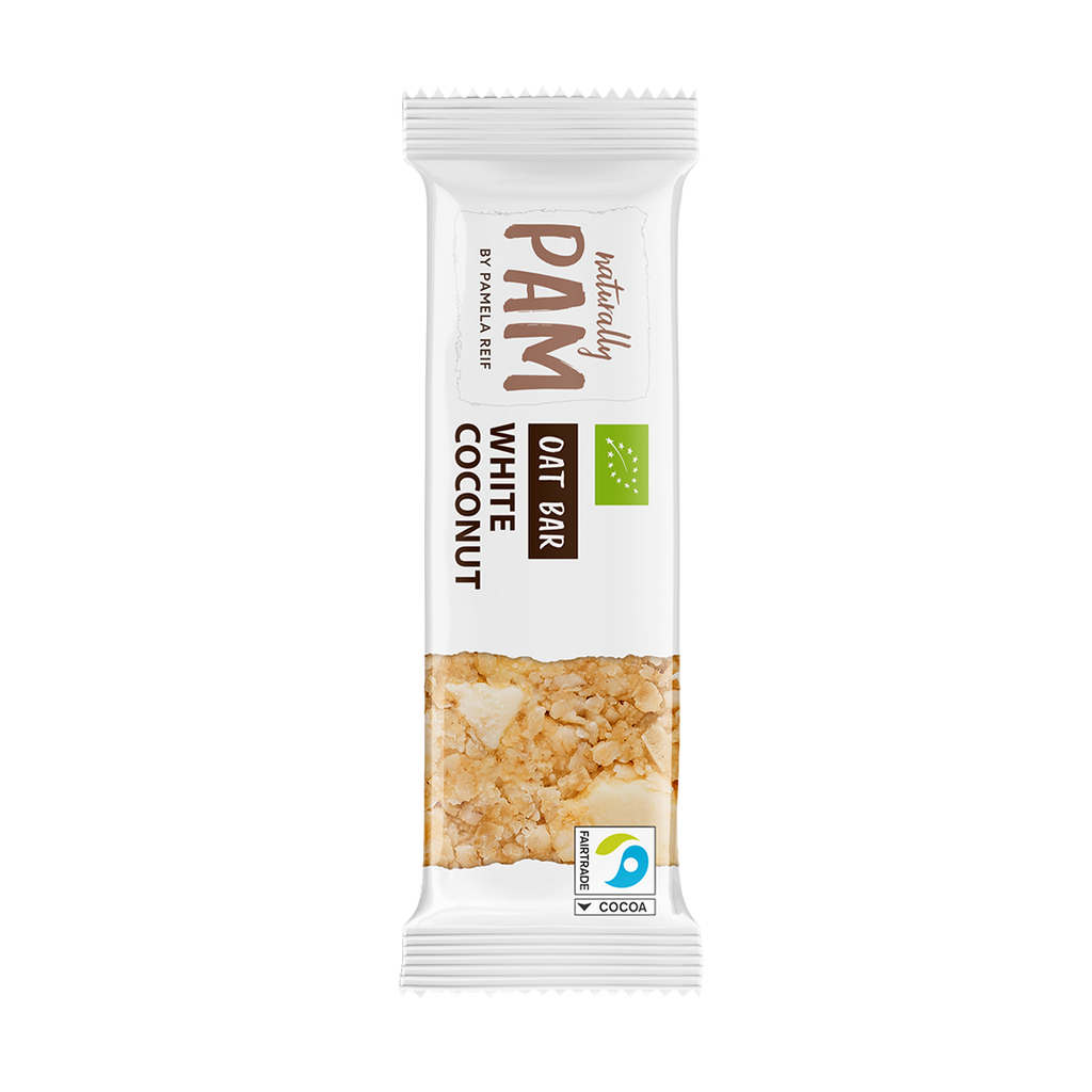 Naturally Pam Oat Bar White Coconut